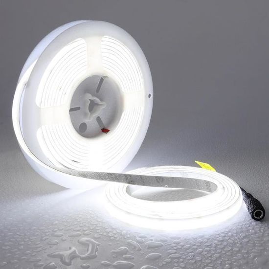 Ruban Led 5M Blanc Froid Étanche Haute Luminosité 11000Lm, Dc24V Smd ...