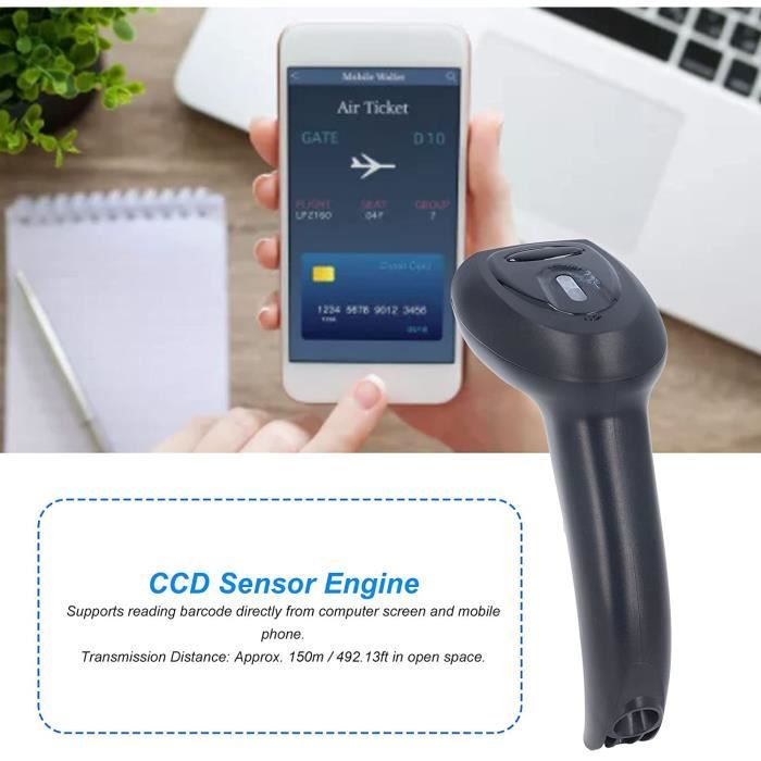 Scanner de à Barres 2D Lecteur de QR Lecteur de Scanner de à Barres ...