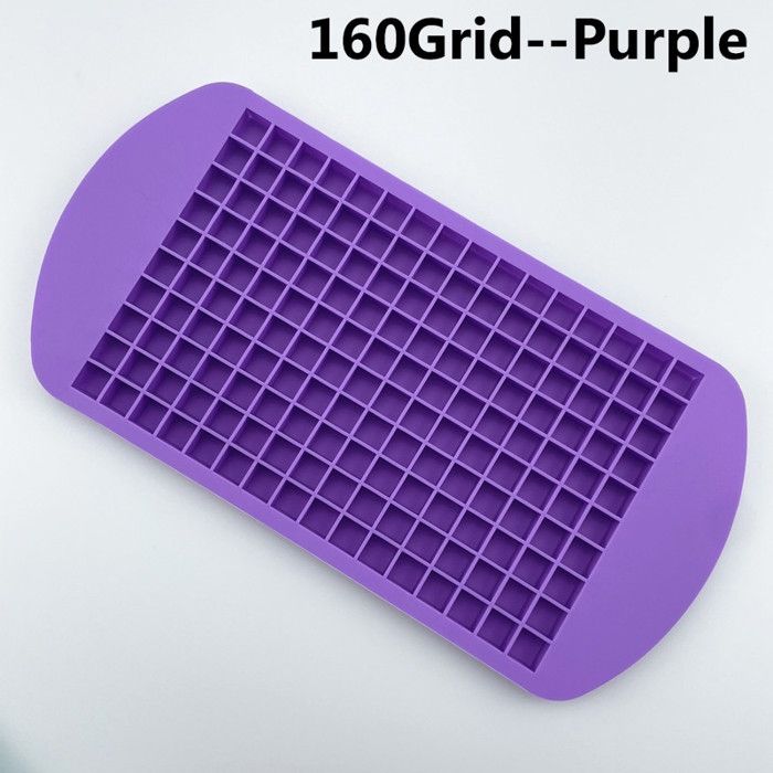 Mini bac à glace en Silicone,160 grilles,Cubes pliables,brise-glace ...