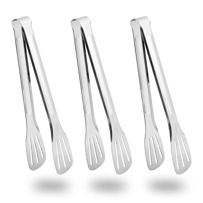 Pinces de Cuisine en Acier Inoxydable Pince à Barbecue Lot de 3 Pinces ...