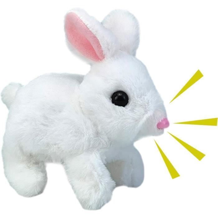 Jouet de Lapin Qui Marche, Jouet électronique interactif de Lapin en ...