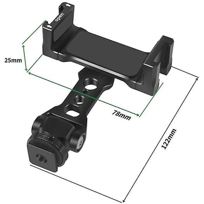 Support de fixation universel pour téléphone portable, vis 1/4", griffe ...