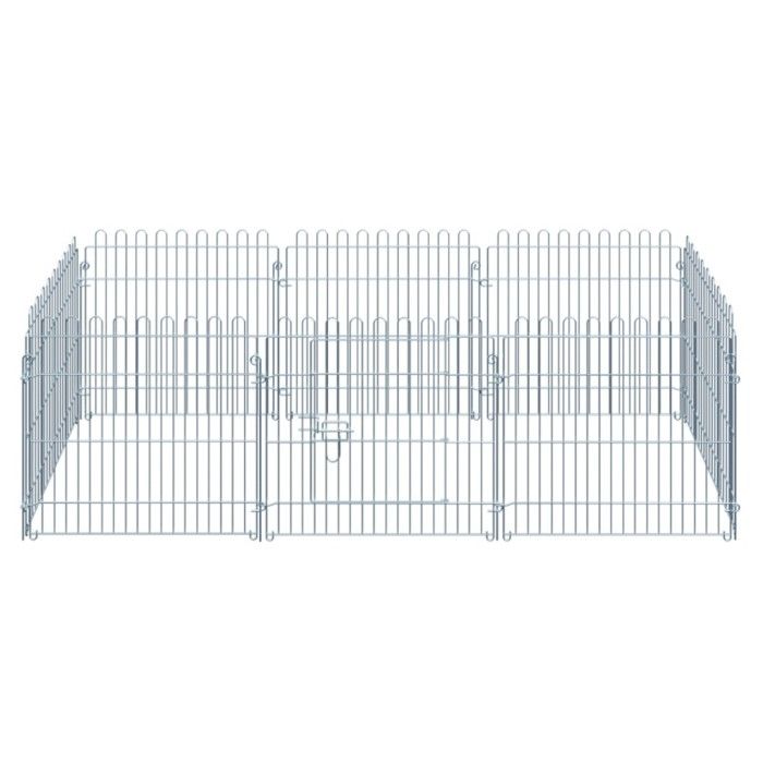 Parc À Chiots 8 Pièces 63x60cm,Enclos Modulable Sécurisé,Barrière ...