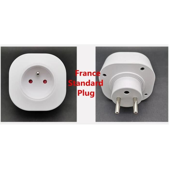 Prise France 16A-Adaptateur prise intelligente WiFi, ue, brésil, israël ...