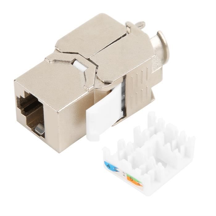 YUL Cat6A Jack Keystone Blindé Module Informatique D'Information Sur L ...