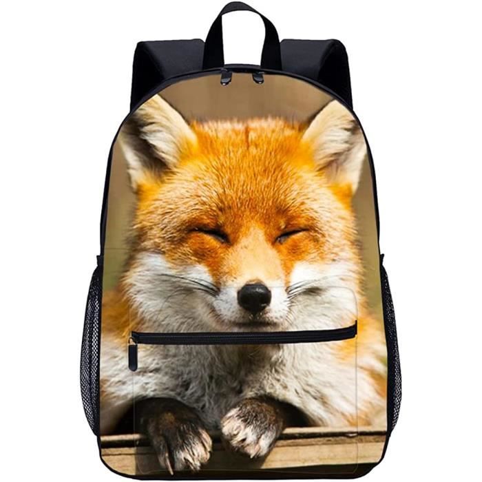 Sac À Dos Fox Impression 3D Sac À Dos Randonnée Sac À Dos Sac À Dos ...