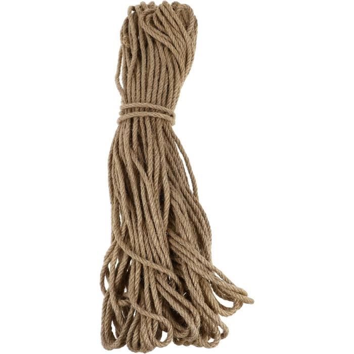 50 Ficelles Boulanger Mètres Mur Chat Macramé Corde Coton Chanvre ...