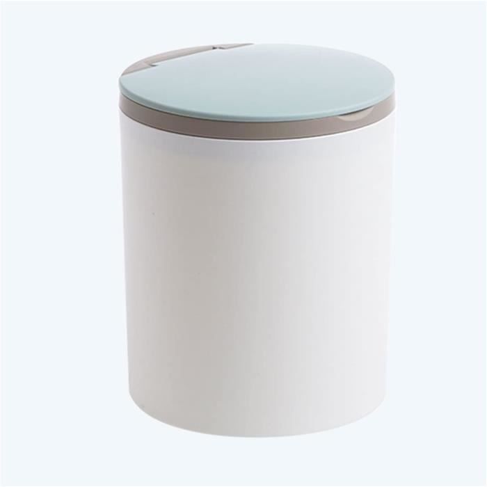 Petite Poubelle De Bureau, Poubelle Ronde Avec Couvercle, Mini Comptoir ...