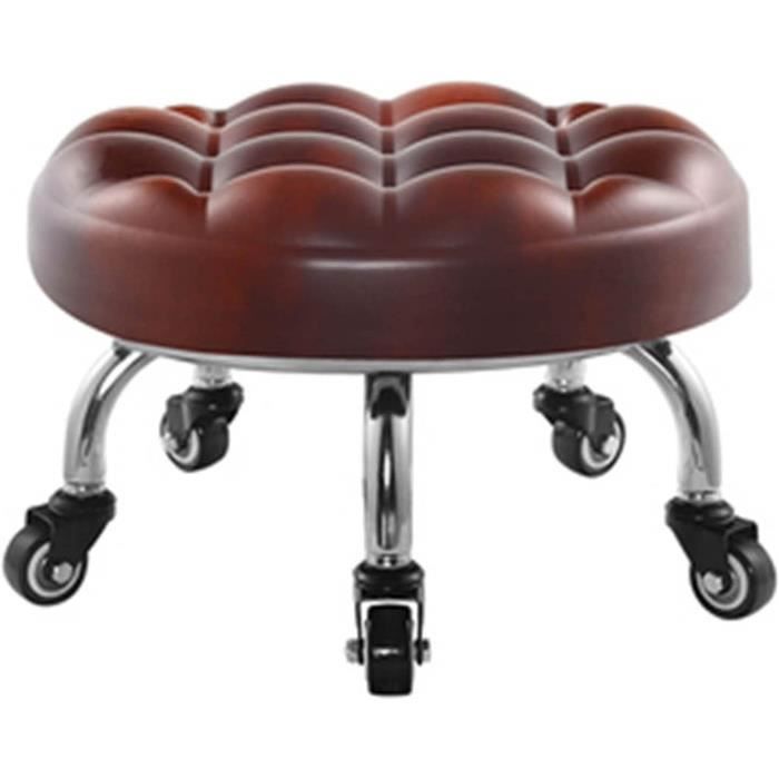 WEYE-Tabouret pivotant roulettes pivotantes de Bureau, Tabouret Bas ...