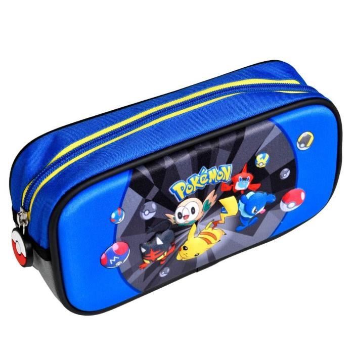 Trousse rectangle Pokemon Alola Bleue Haut de gamme - Cdiscount ...