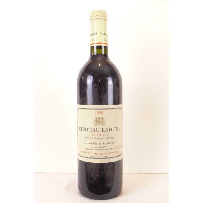 Graves château rahoul rouge 1995 - bordeaux - La cave Cdiscount