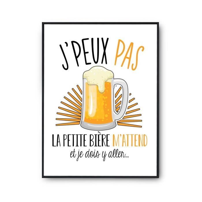 Affiche - Premium - Petite bière j'peux pas - A2 - Humour - Décoration ...