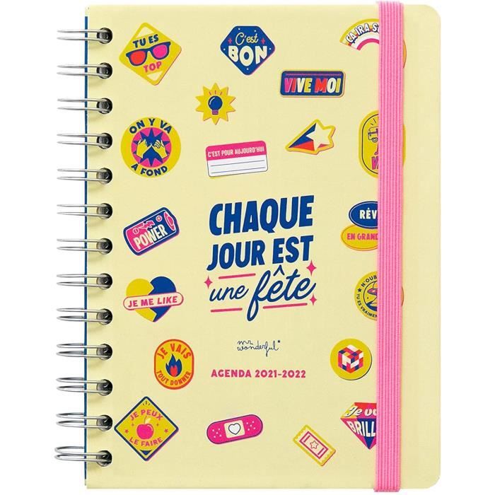 Agenda classique petit format 20212022 Modèle semainier Chaque jour ...