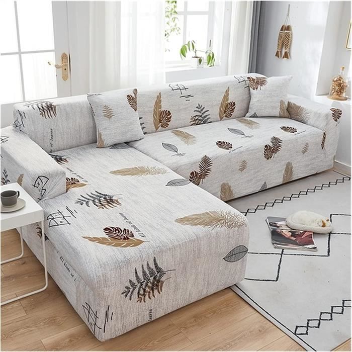 Housse de Canapé d'angle avec Accoudoirs Canape Protection Covers ...