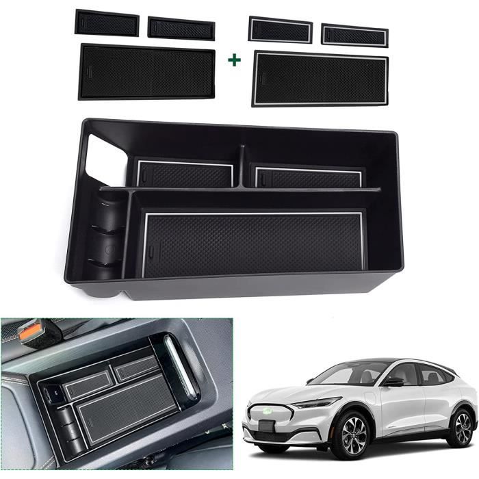 Gafat Compatible Mach-e 2021 2022 2023 Boîte Rangement Console Centrale ...