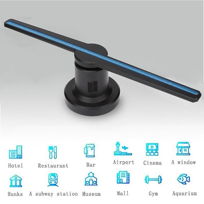 YOSOO Projecteur publicitaire 768 * 768 HD Projection 3D Hologram ...