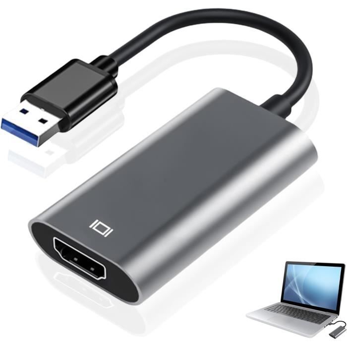 Adaptateur Usb 3.0-2.0 Vers Hdmi : Adaptateur Usb Hdmi, Convertisseur ...