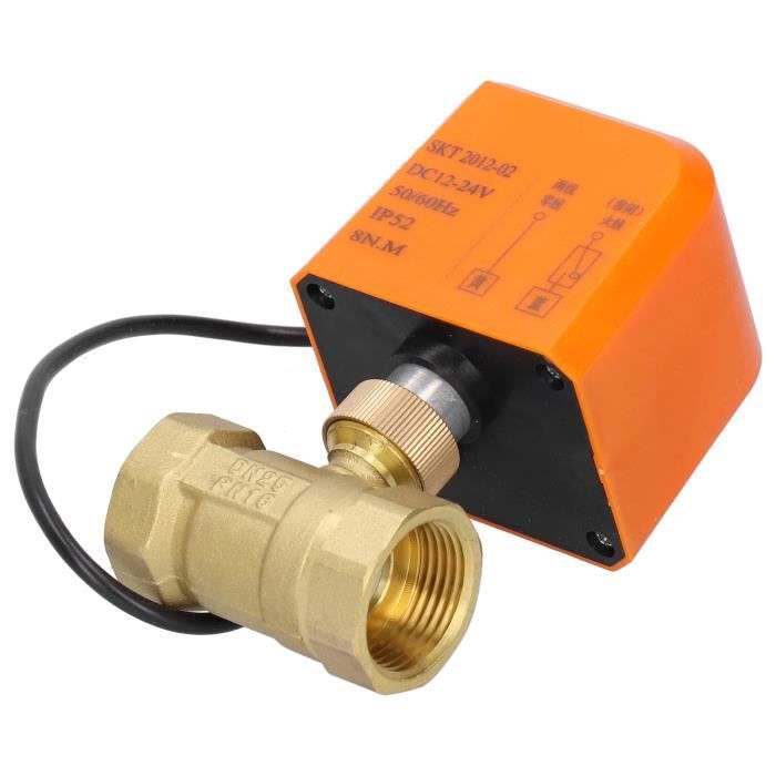 WONG--Vanne à bille à 2 fils Vanne à Bille Électrique à 2 Voies Équipement Mécanique Motorisé en ...