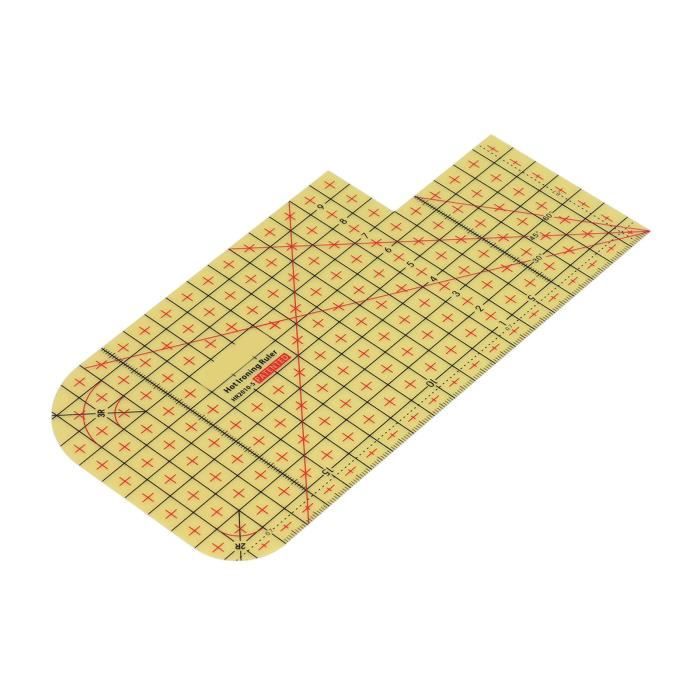 HURRISE règle de couture Outil de mesure de repassage à chaud de ...