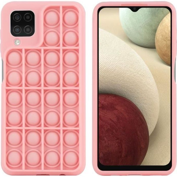 Pop It Fidget Toy - Coque Pop It pour l'Samsung Galaxy A12 - Rose ...