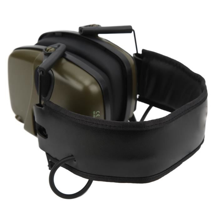 Keenso Cache-oreilles anti-bruit Casque de protection auditive de chasse professionnelle avec ...