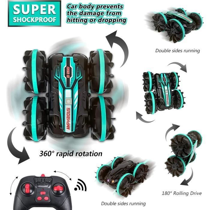 Voiture Télécommandée Amphibie - KYAMRC - Rotation 360 - Jouet Enfant - Cdiscount Jeux - Jouets