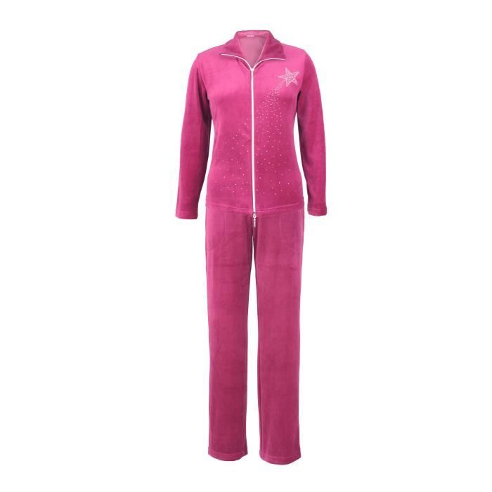 Ensemble de survêtement sport RAIKOU - Gilet zippé strass étoile ...