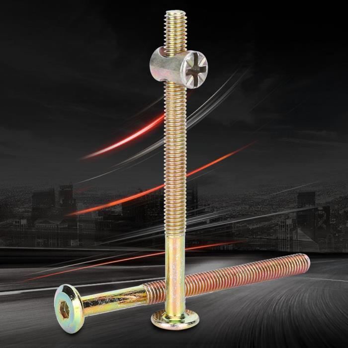 Omabeta Boulon de meuble Vis de fixation de boulons de connecteur de meubles à douille outillage ...