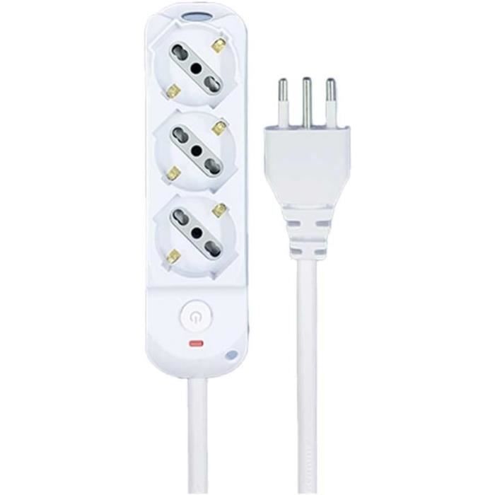 Prise Électrique Universelle 10 A-16 A, Multiprise Avec Interrupteur Et ...