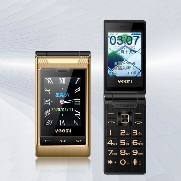 Téléphone à clapet 4G SOYES G10-1 - Écran 4.0" Dual SIM Dual Standby ...