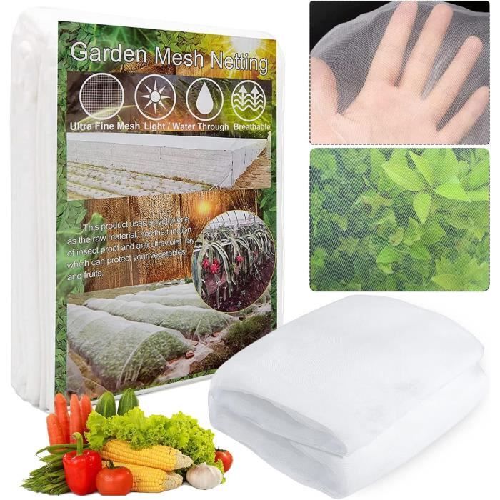 Filet Anti-Insectes, 3 X 10 M, Filet De Protection Pour Plantes ...
