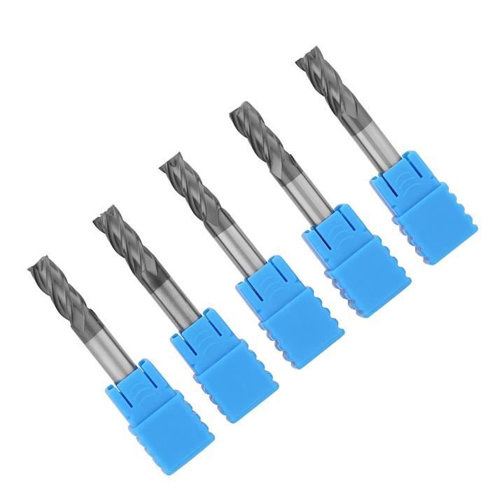 Fraise en bout - VBESTLIFE - 5pcs Tungsten Carbide Milling Cutting Tool ...