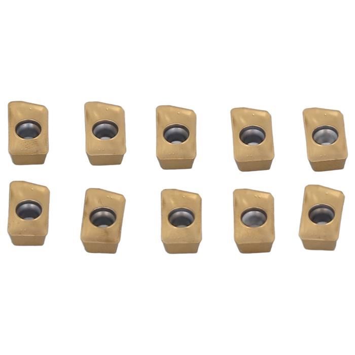 YOSOO Inserts de tournage de tour Inserts de tournage en carbure de 10 pièces inserts de tour à ...