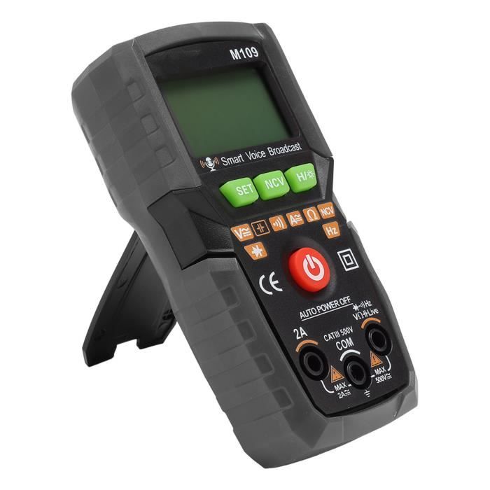 YOSOO mini multimètre numérique Multimètre numérique anglais voix ...