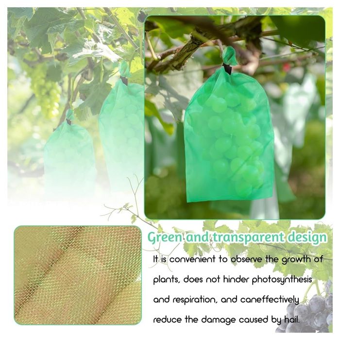 Sachet Protection Raisin 100 Pièces,20 x 30 cm Sac Protection Fruits ...