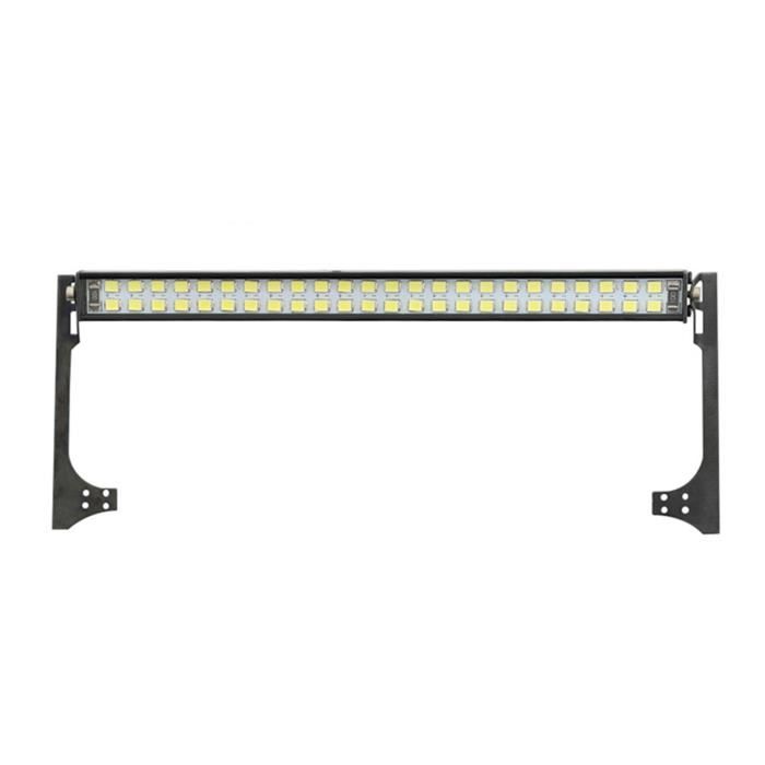 Lampe de toit en métal à barre lumineuse à LED adaptée pour SCX10 90046 ...