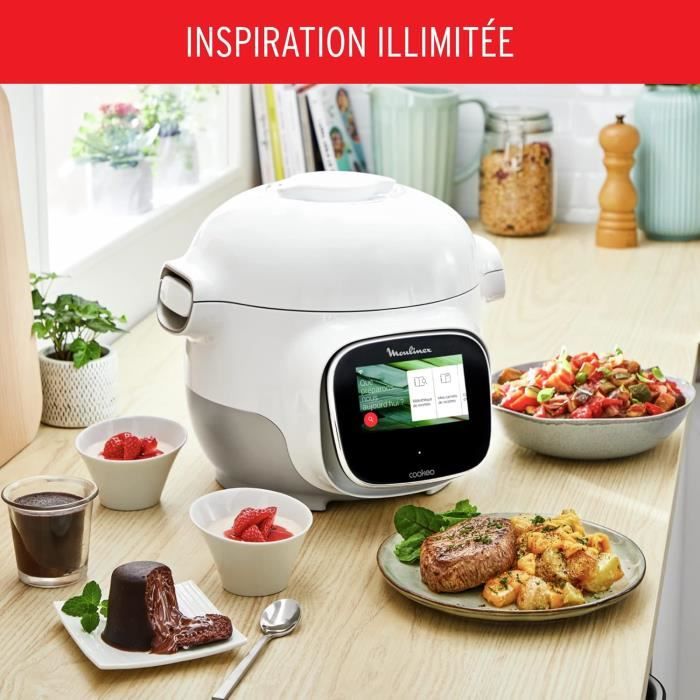 Luernas Cookeo Touch Wifi Mini,Multicuiseur Intelligent Haute Pression ...