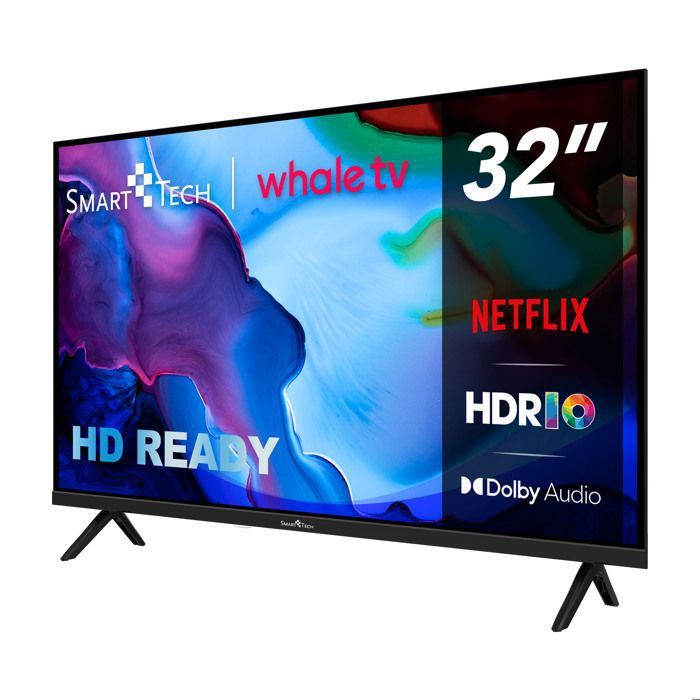 Smart Tech TV LED HD 32' (80 cm) Smart TV Whale OS-32HH01K- Molotov ...