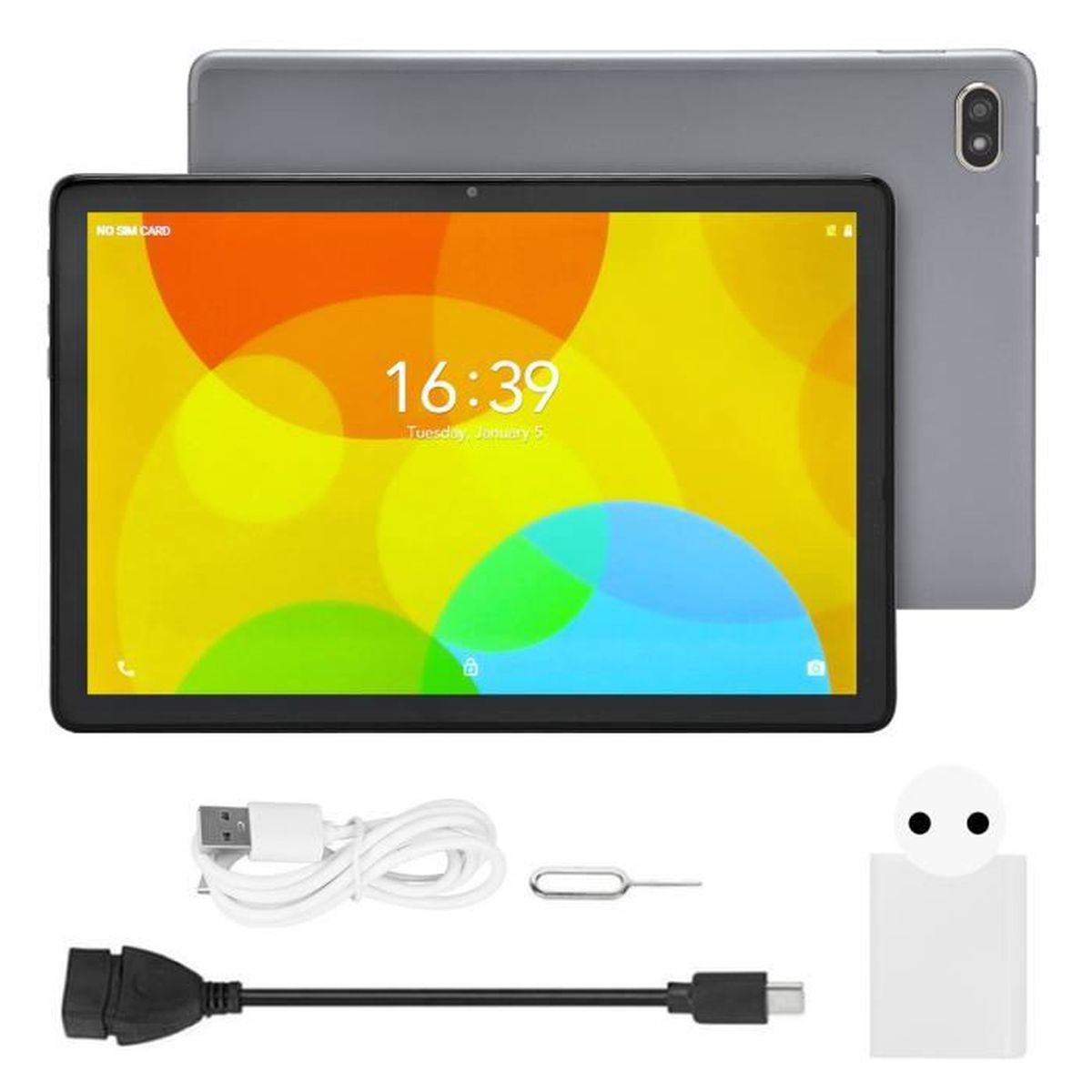 CET-Tablette 10 pour tablette Android 11.0 10,1'' 8 Go de RAM 128 Go de ...