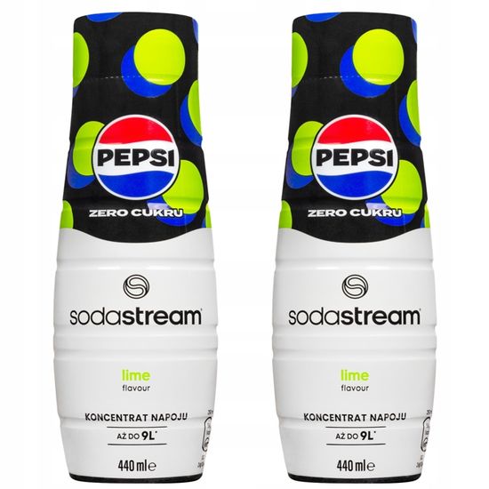 Sirop concentré - SodaStream - Pepsi Max Lime 2x440ml - Boisson gazeuse ...