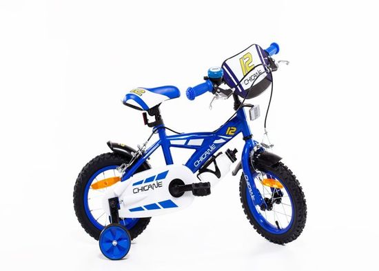 SCH CHICANE 12", vélo enfant, de 3 à 5 ans, de 85 à 105 cm, sonnette et ...
