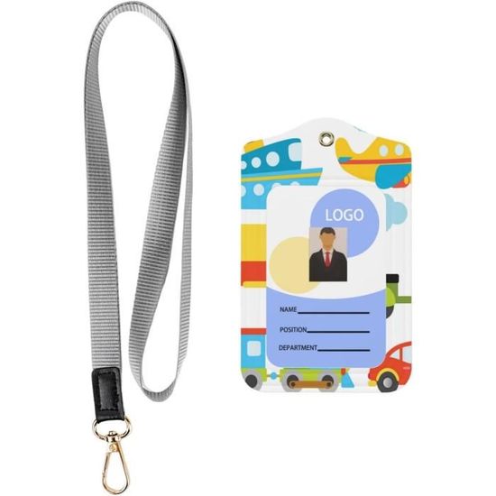 Porte-Badge De Transport Diversifié, Porte-Badge Avec Lanière Pour ...