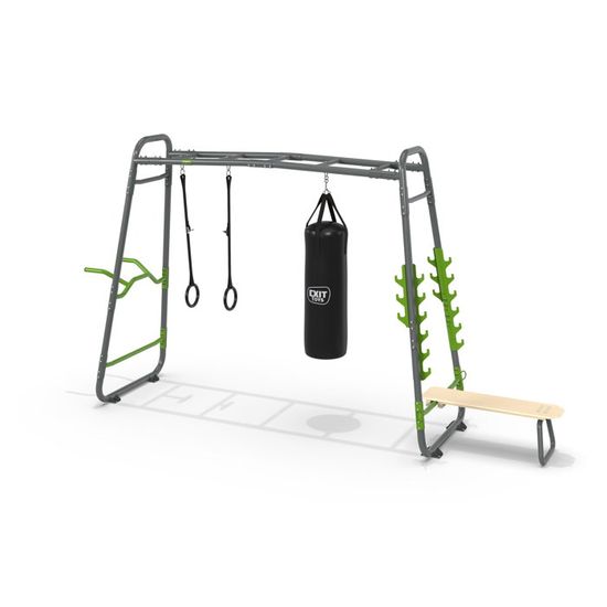 Cage de musculation - EXIT Toys - GetSet MB230 - Noir - 442x248x125 cm ...