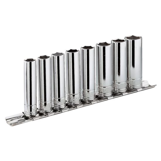 Jeu 8 douilles 1/4'' longues 6 pans métrique sur rack - FACOM - RL.40E - Cdiscount Auto