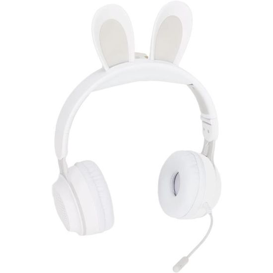 Casque Pour Enfants, Casque Bluetooth 5.0 Avec Oreille De Lapin, Casque ...
