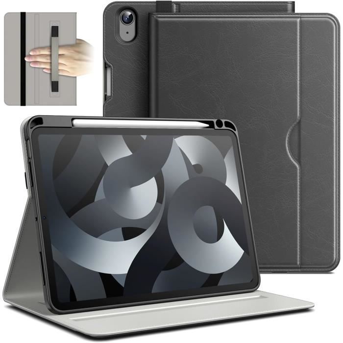 Coque pour iPad Air 5-4 (10,9 Pouces, Modèle 2022-2020, 5ème-4ème Gén), PU Cuir Folio Protecteur ...