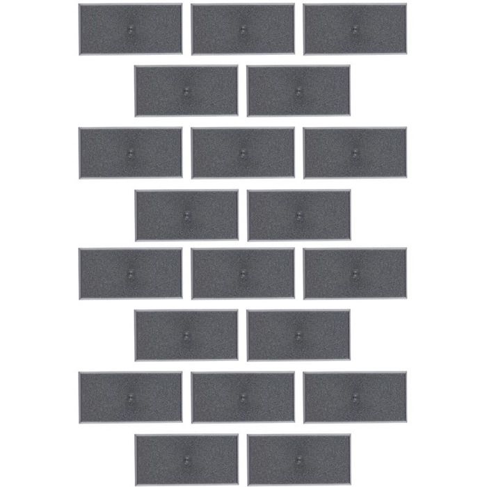 Socle rectangulaire - GAMES WORKSHOP - Warhammer ToW - 60x100 mm - Gris ...