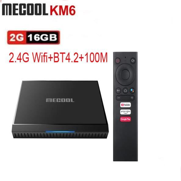 Ue Plug - 2G 16G - Mecool km6 version globale Amlogic S905X4 ...