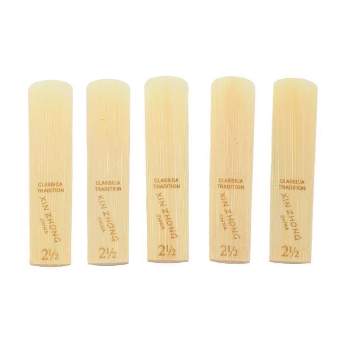 Anche 2 10Pcs Anches De Saxophone Soprano 2,5 Sib Si Plats Anches De ...
