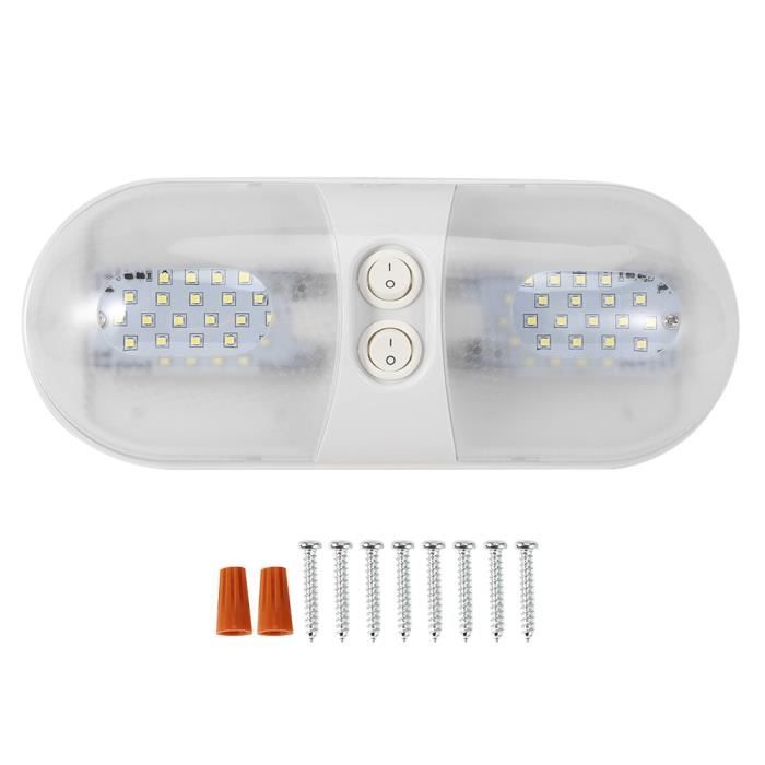 Ashata Plafonnier LED Lumière de toit de voiture de LED, plafonnier ...